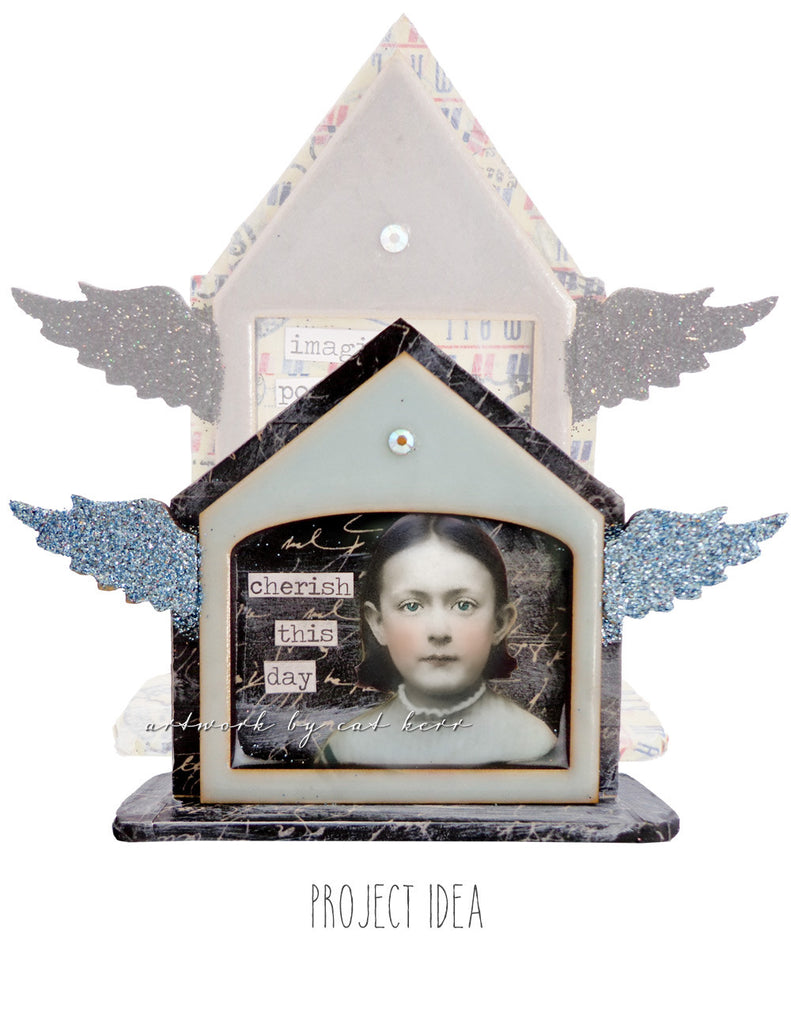 Winged House Trio – PaperWhimsy